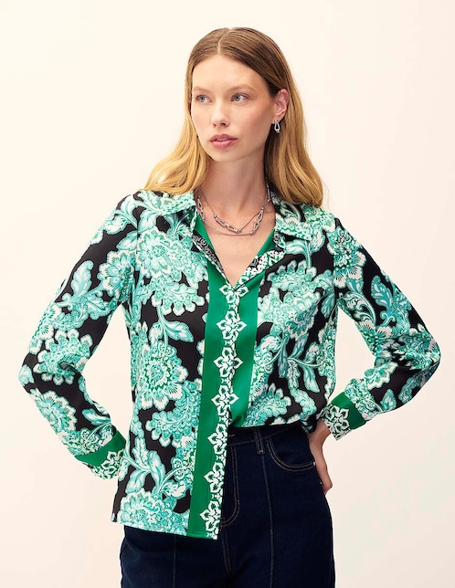 Blusa Julio manga larga para mujer 1