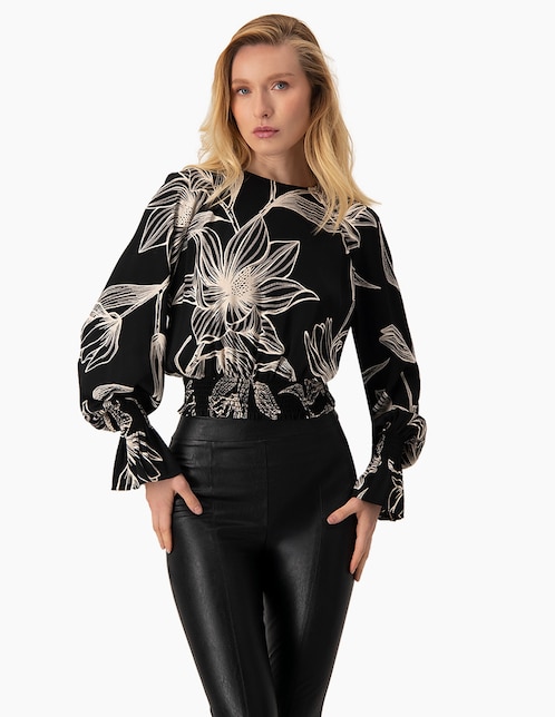 Blusa Ivonne manga larga para mujer 1