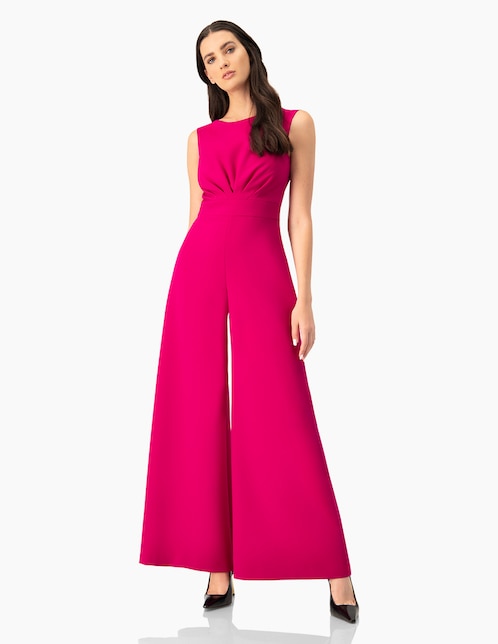 Jumpsuit Ivonne casual estampado liso para mujer 1