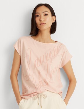 Playera Lauren Ralph Lauren cuello redondo para mujer