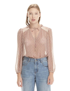 Blusa casual manga larga Julio para mujer