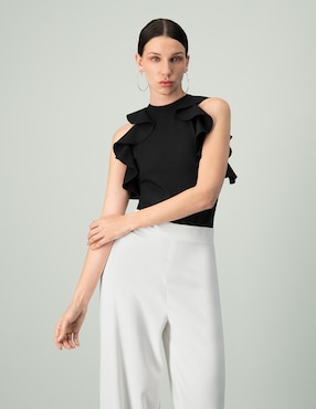 Body Ivonne cuello redondo para mujer