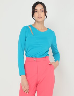 Blusa Julio manga larga para mujer