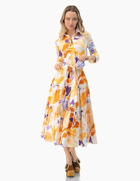 Vestido largo casual Ivonne para mujer