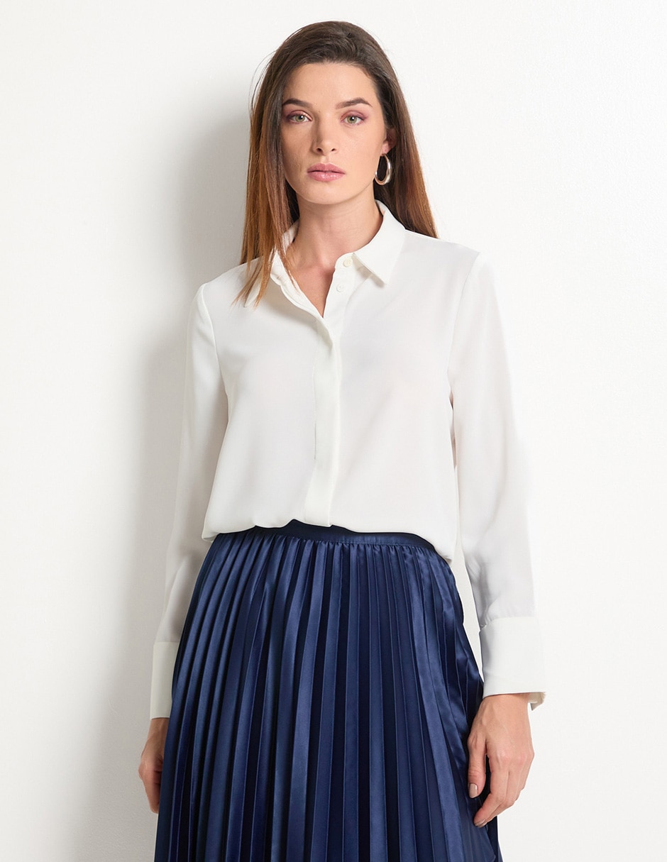 Blusa Julio manga larga para mujer